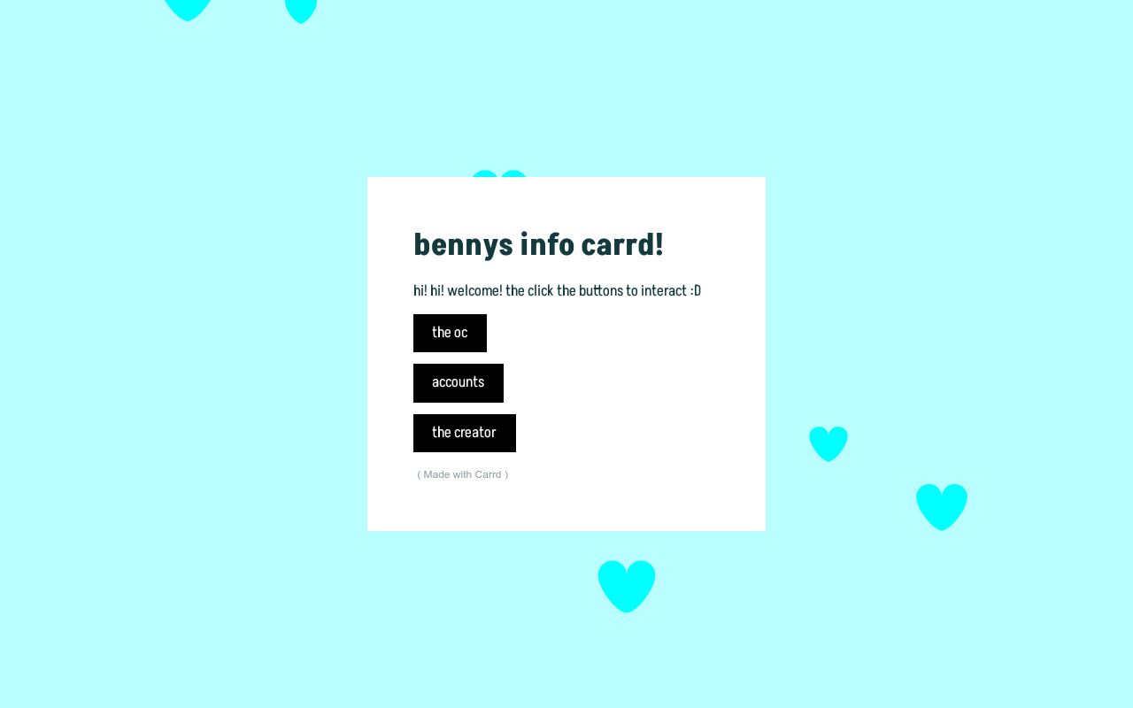 bennys-info!